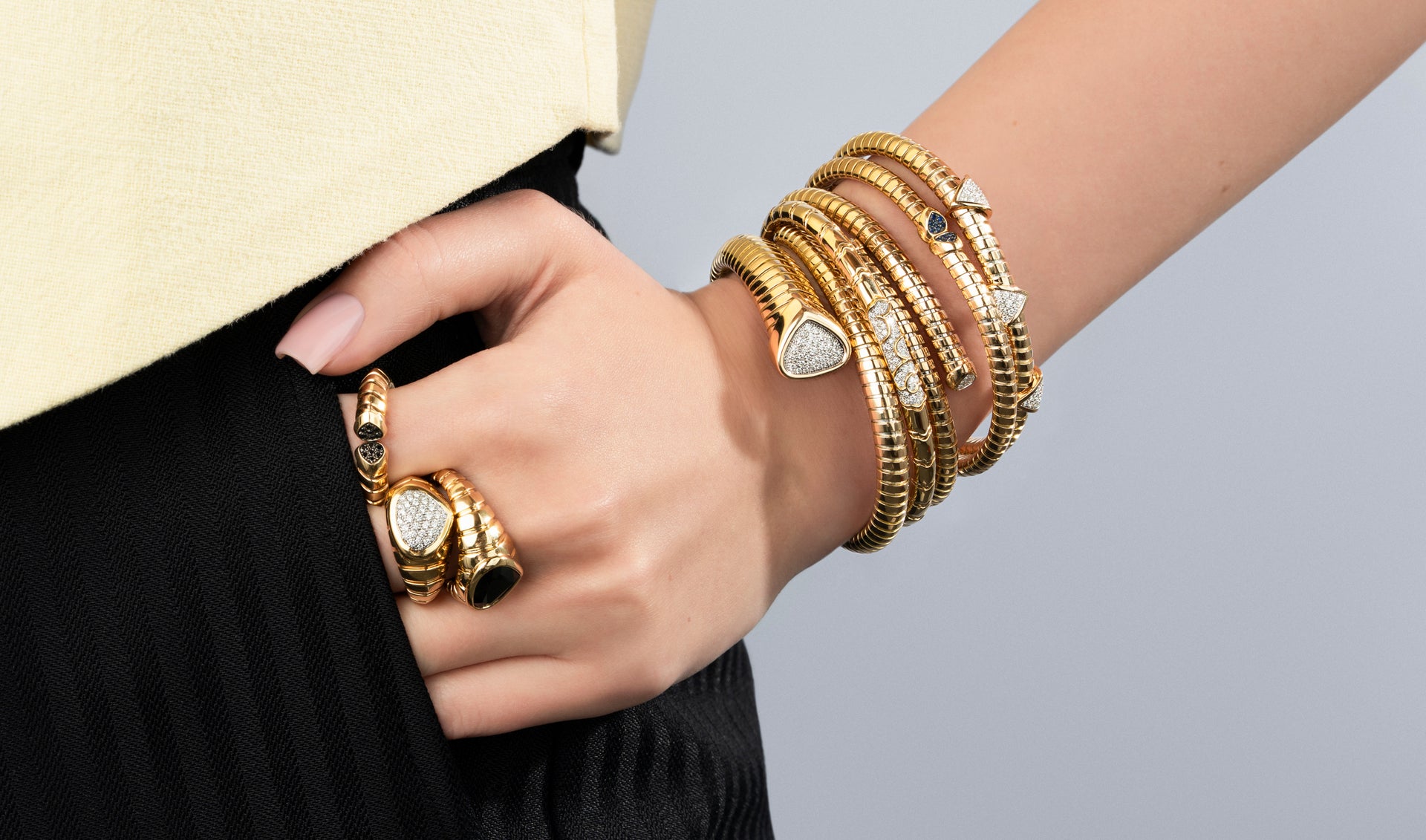 Marina B Bracelets – 18K Gold Bangles, Cuffs & Statement Designs